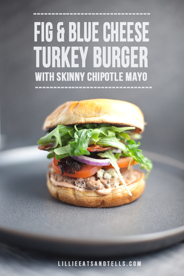 Fig and Blue Cheese Turkey Burgers with Caramelized Onion- AKA: My ...