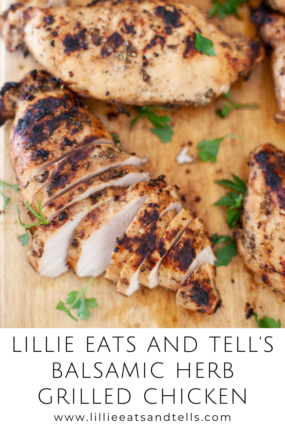 Balsamic Herb Grilled Chicken - Lillie Eats and Tells