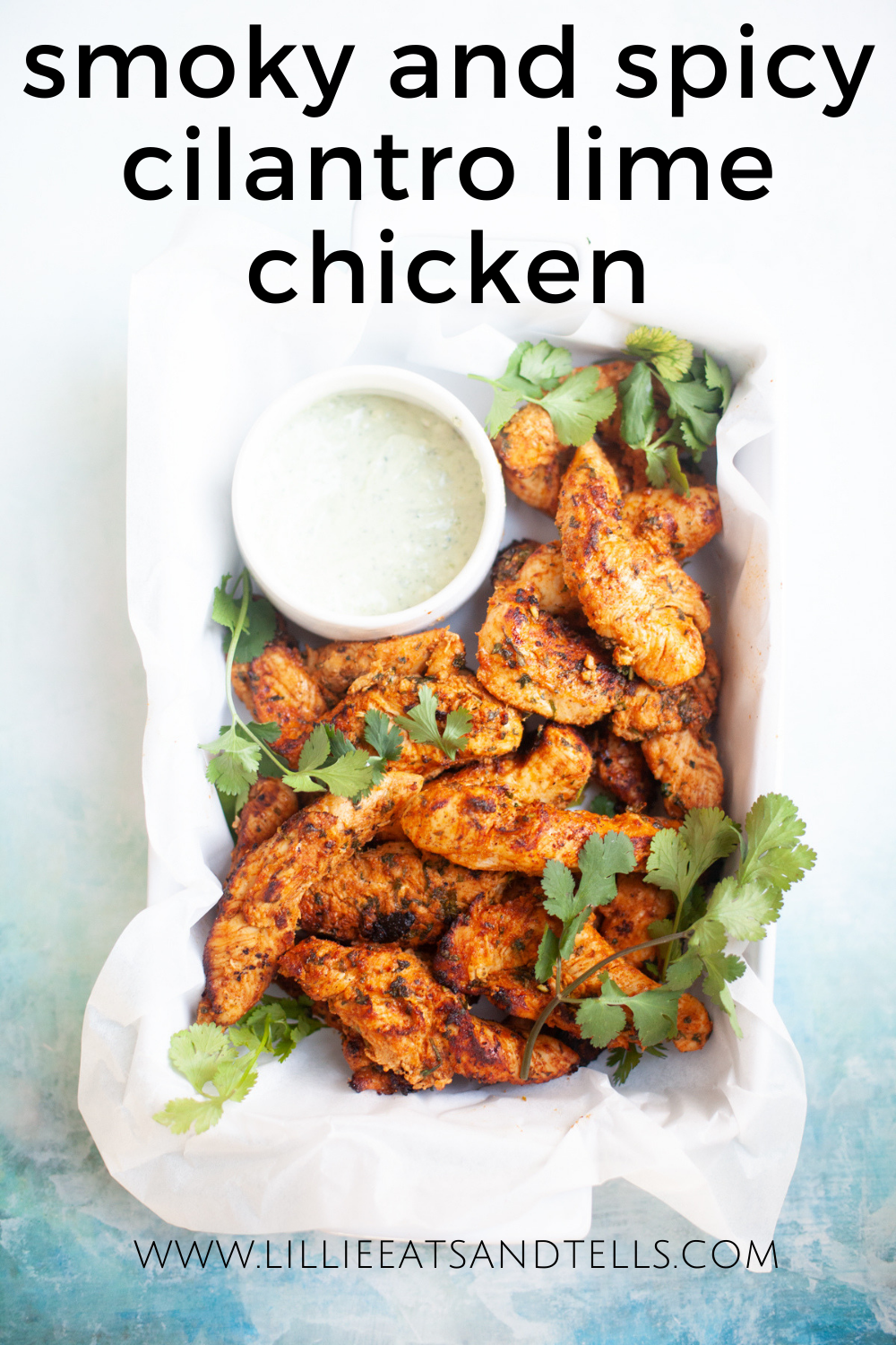 Cilantro Lime Air Fryer Chicken Tenderloins - Lillie Eats and Tells