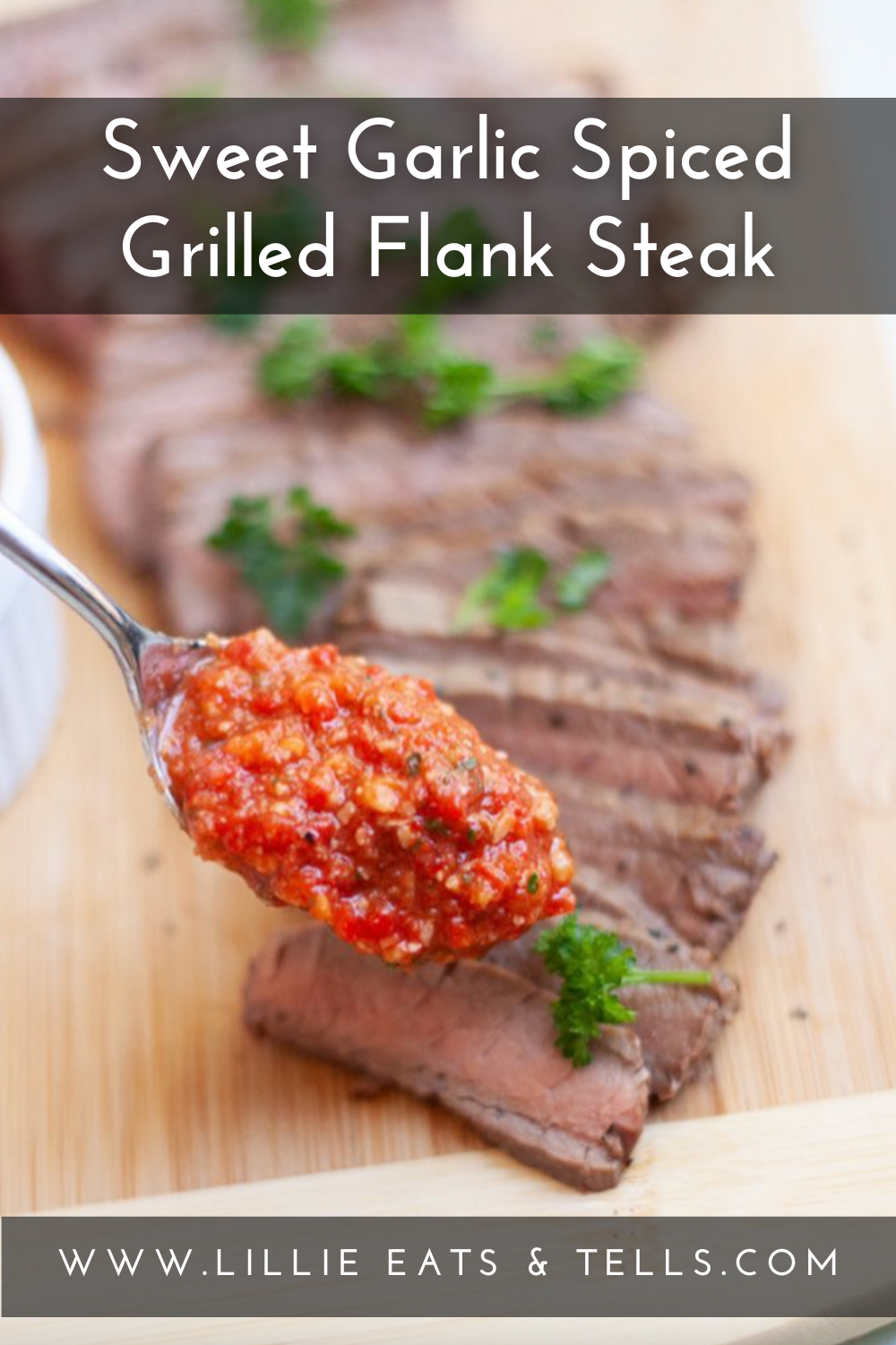 Sweet Garlic Spiced Grilled Flank Steak - Lillie Eats and Tells
