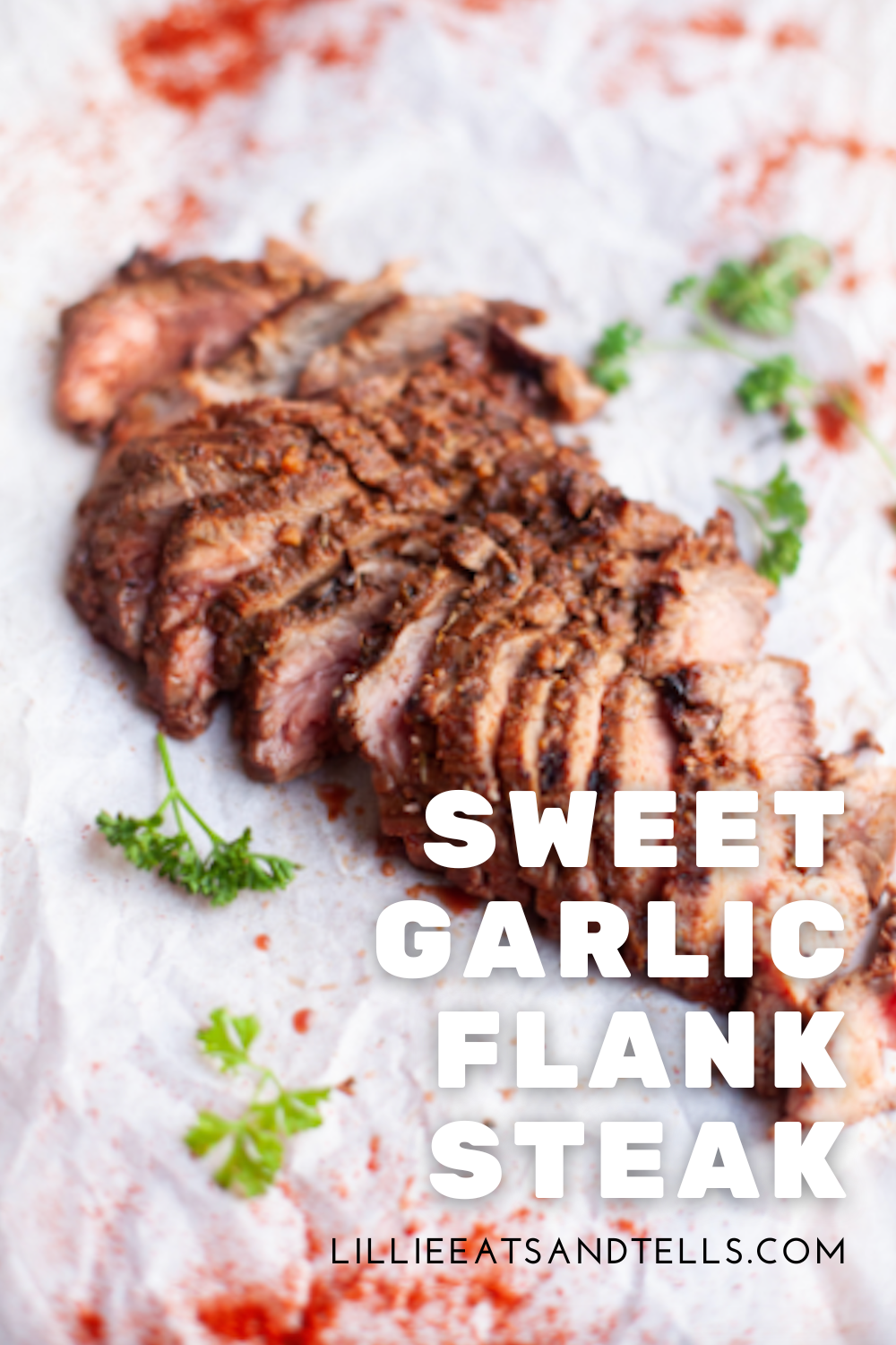 Sweet Garlic Spiced Grilled Flank Steak - Lillie Eats and Tells