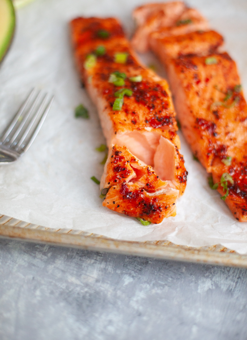Sweet Chili Salmon - Lillie Eats and Tells