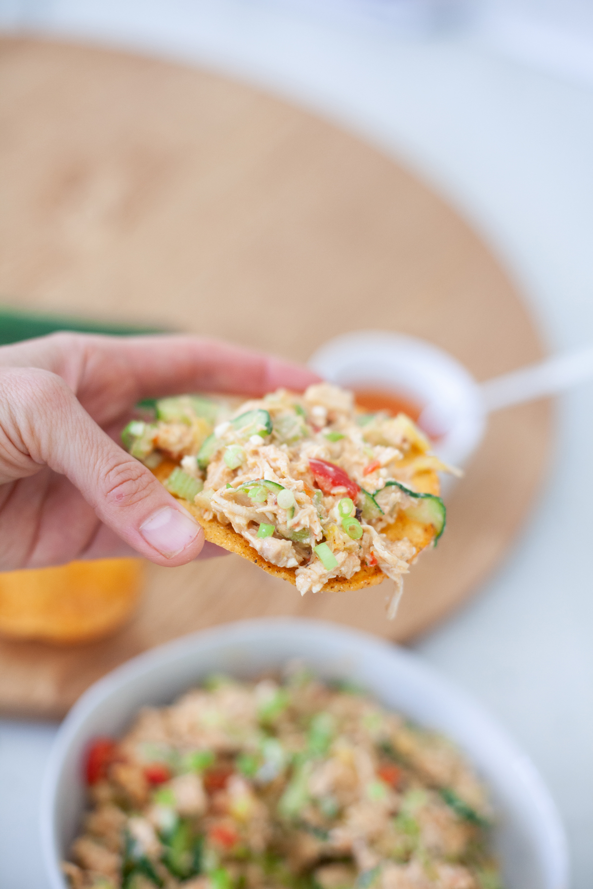 Quick and Easy Romesco Chicken Salad - Lillie Eats and Tells