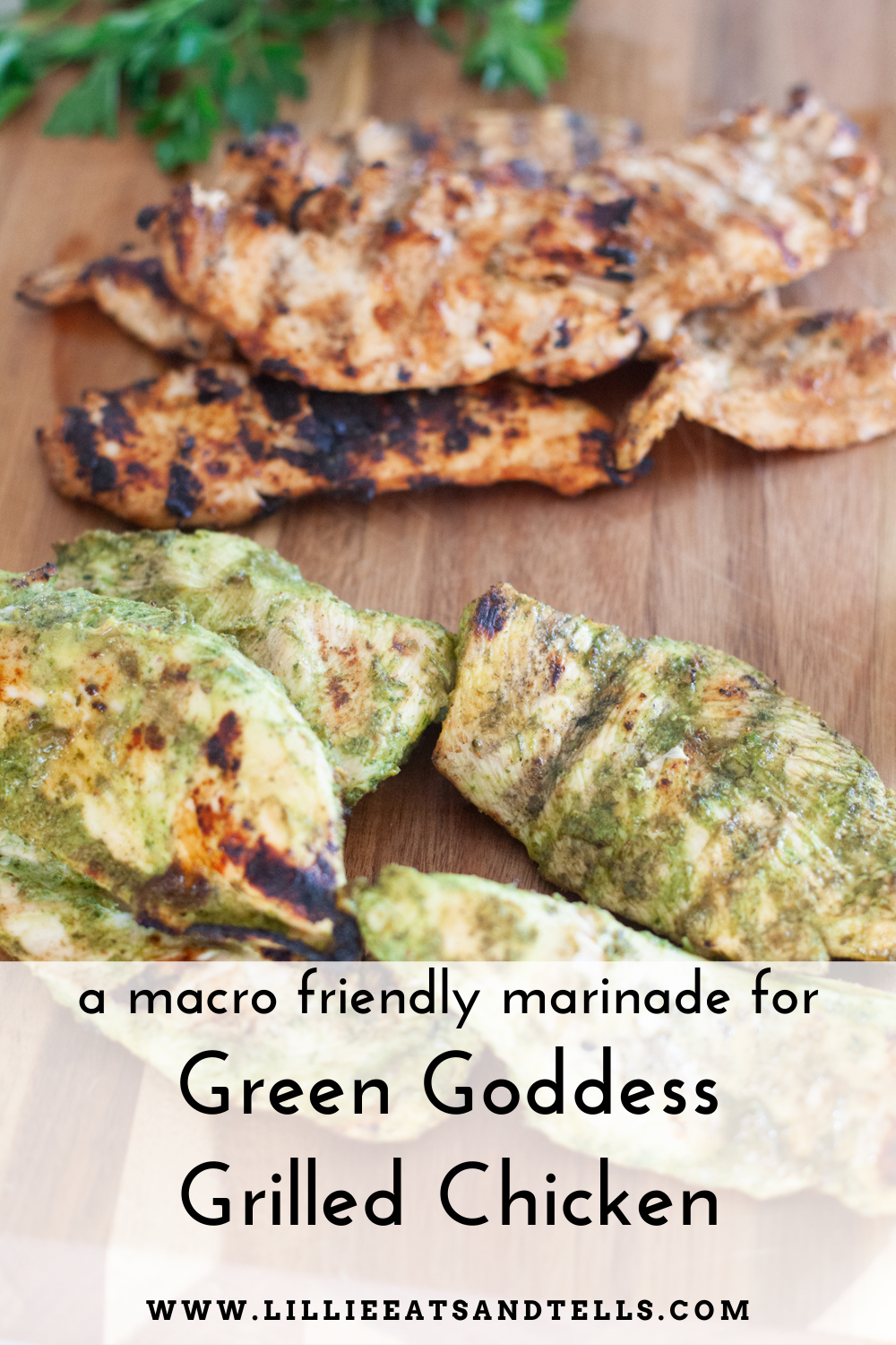 Green Goddess Grilled Chicken - Lillie Eats and Tells