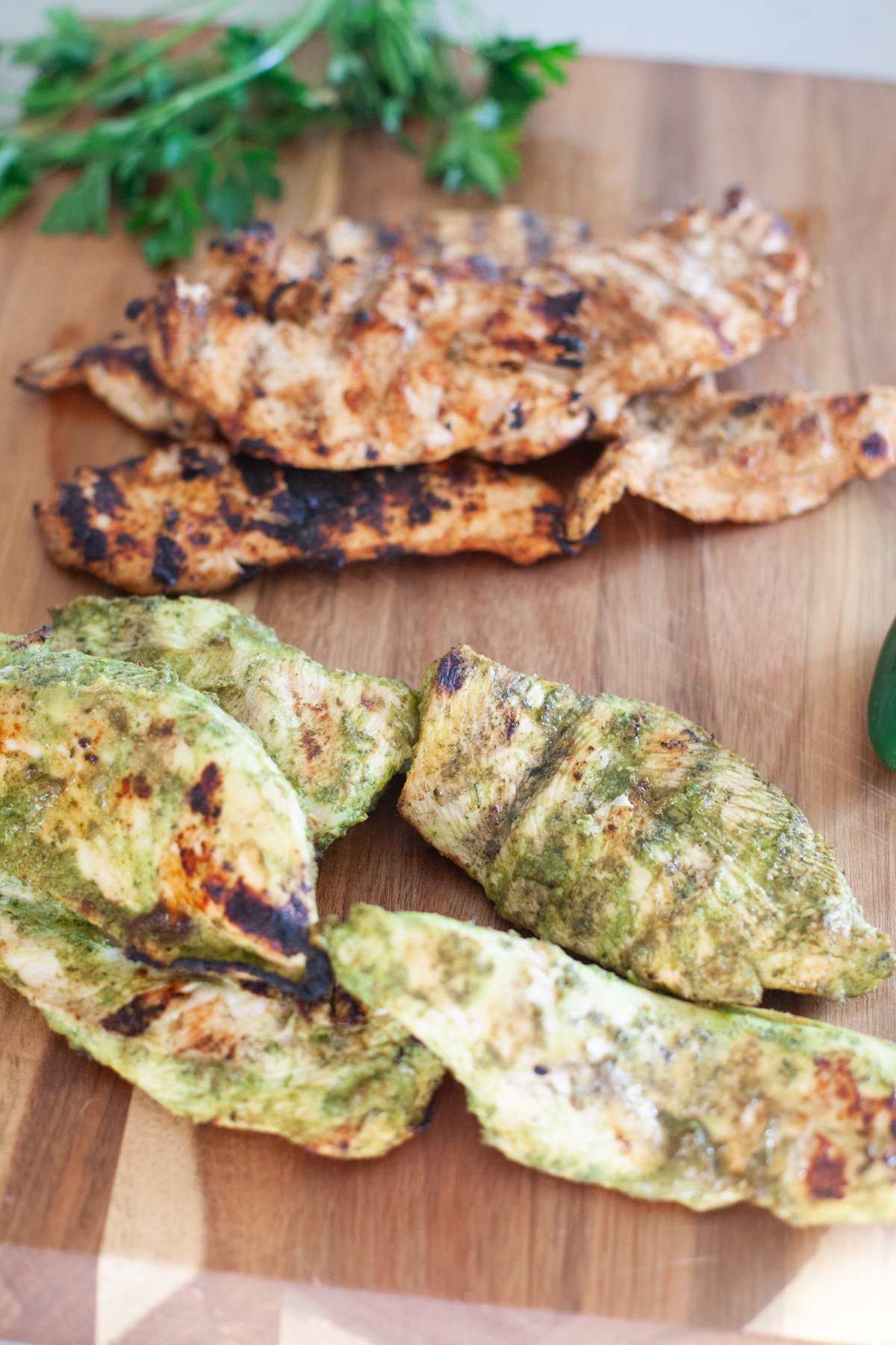 Green Goddess Grilled Chicken - Lillie Eats and Tells