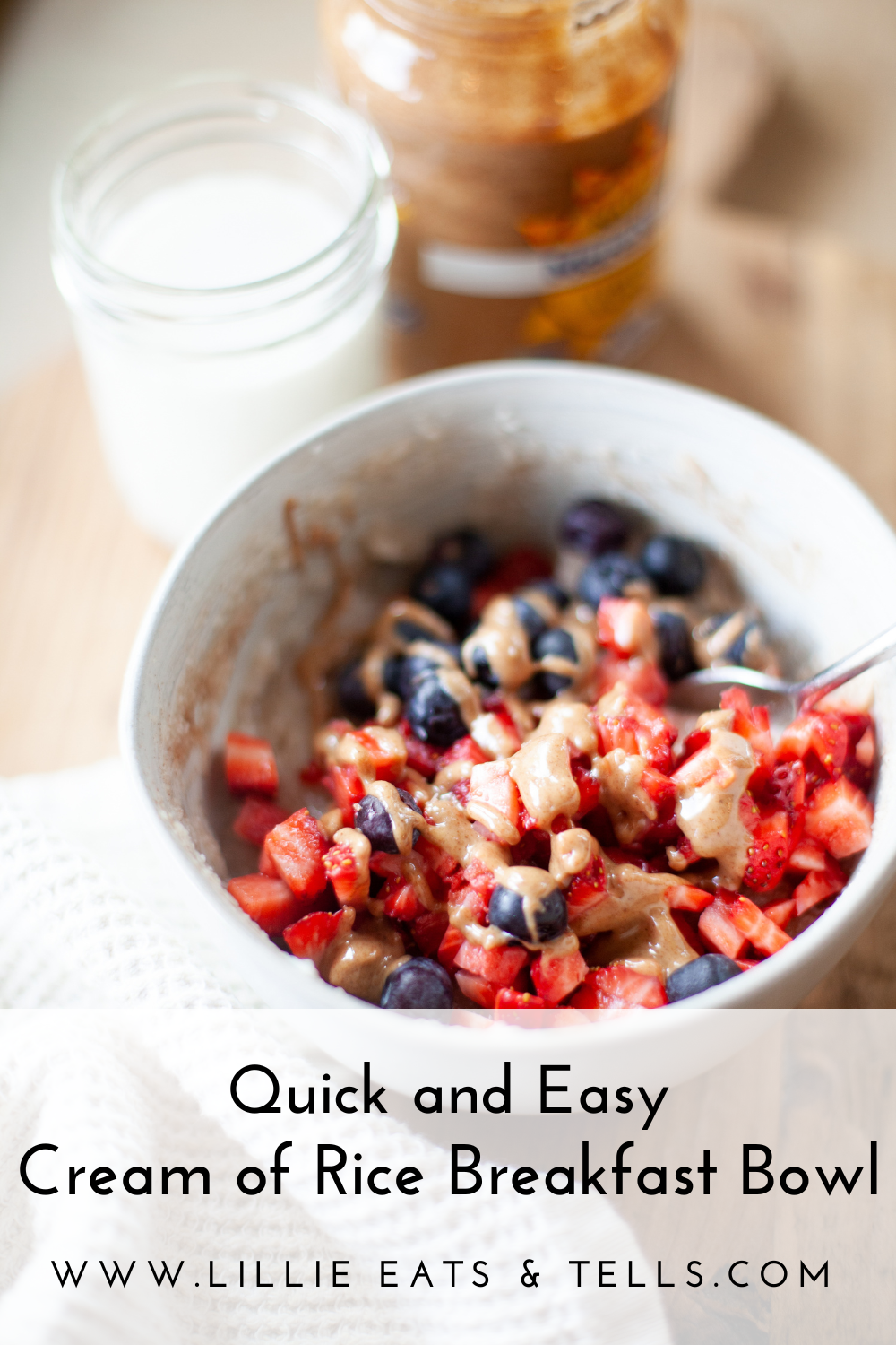 Simple Cream of Rice Breakfast Bowl - Lillie Eats and Tells