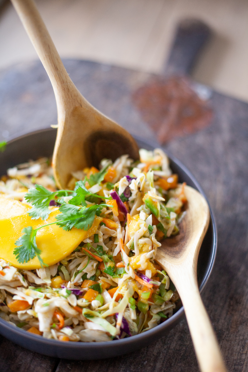 Spicy Mango Slaw - Lillie Eats and Tells