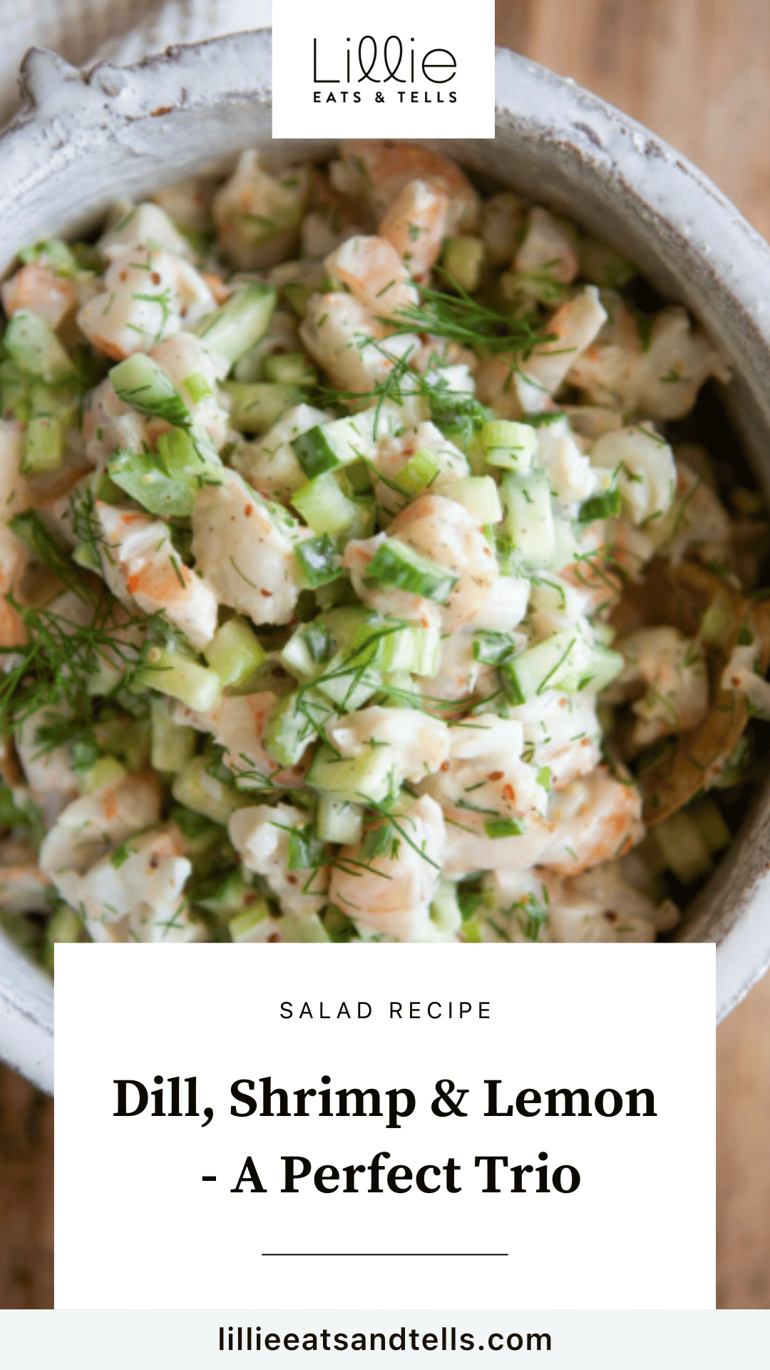 Cold Shrimp Salad - Lillie Eats and Tells
