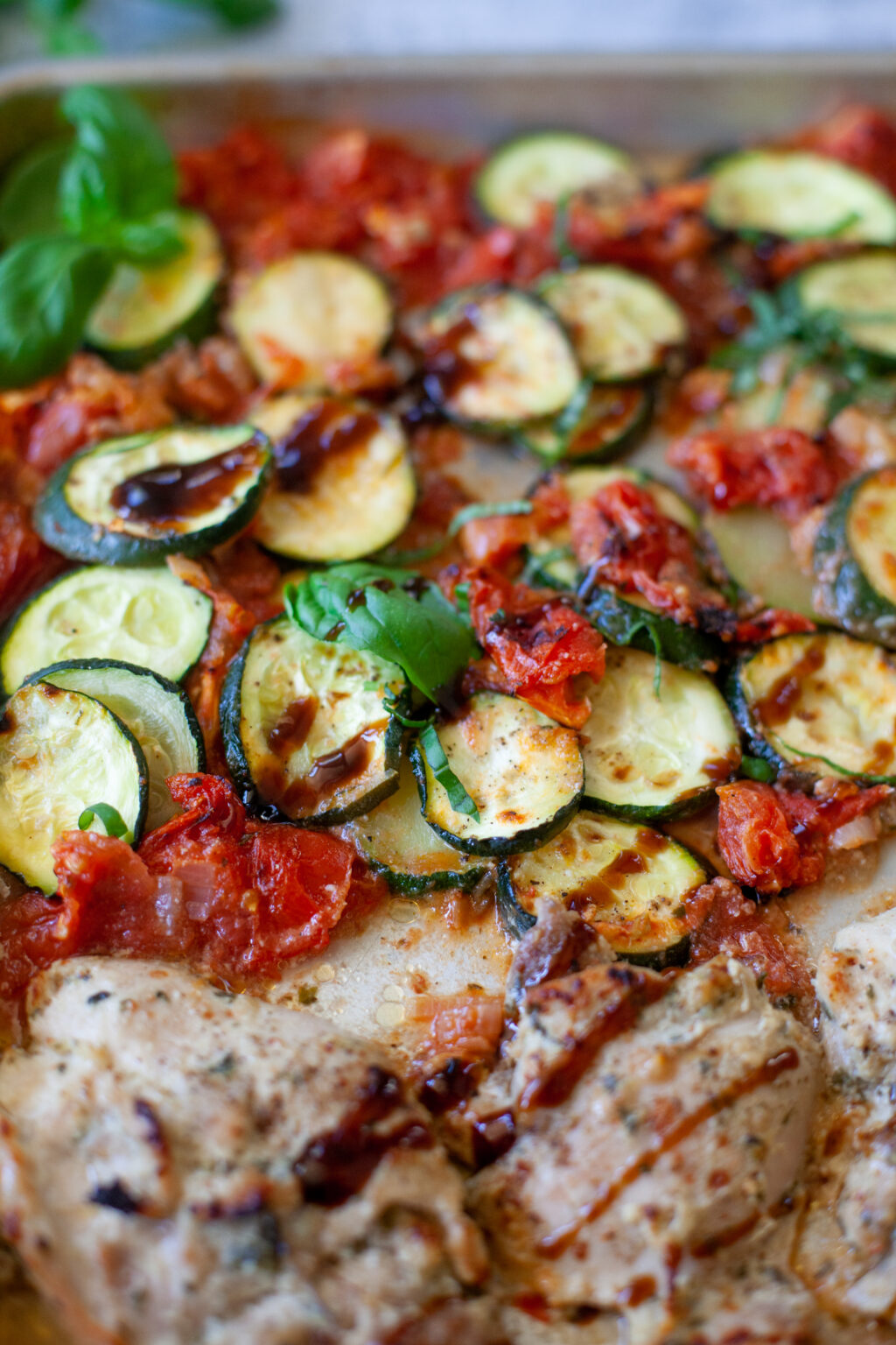 Roasted Tomato Basil Chicken - Lillie Eats and Tells