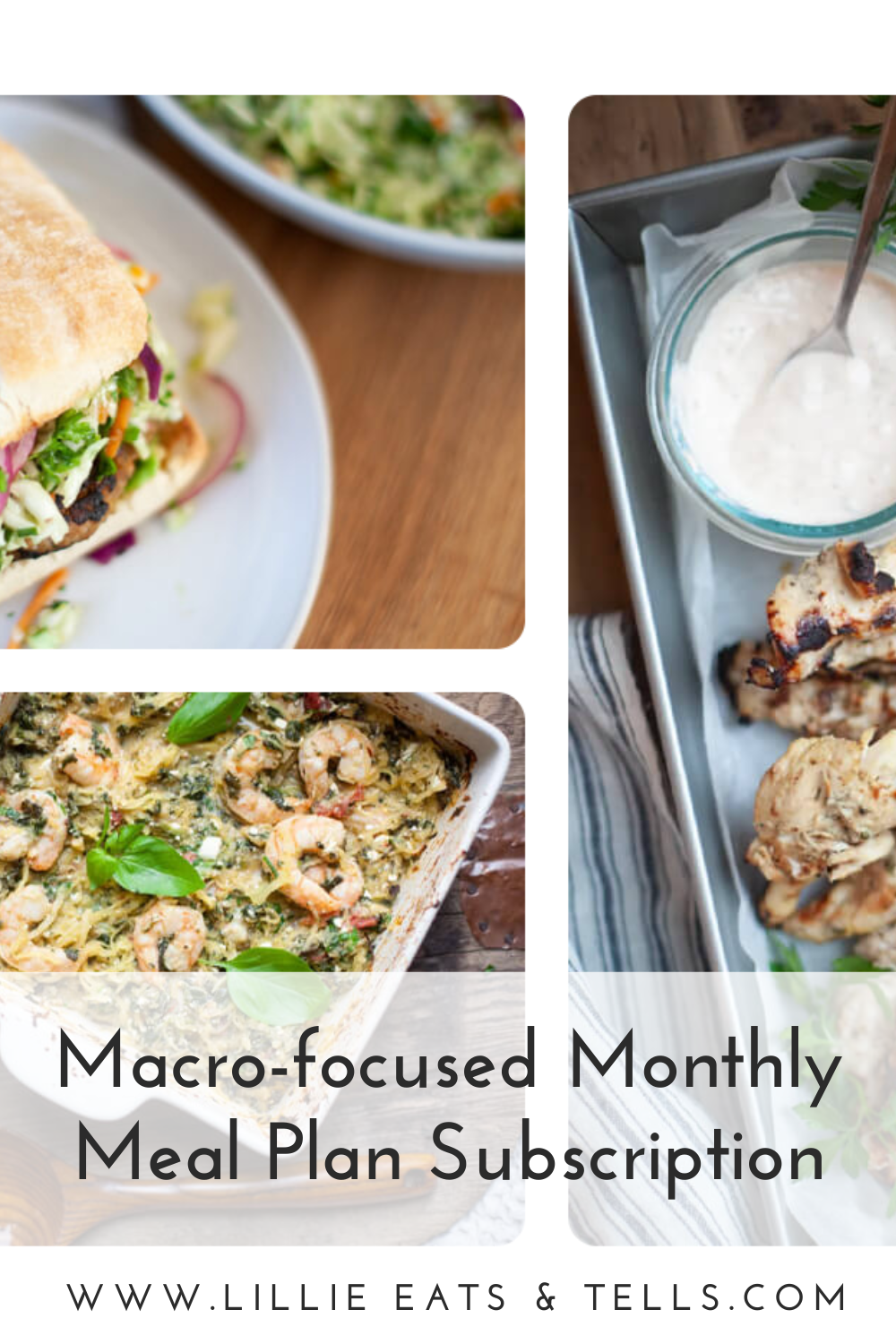 Macro-focused Monthly Meal Plan Subscription - Lillie Eats and Tells