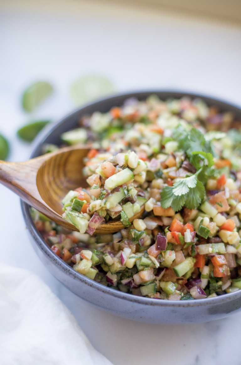 Macro-friendly Cowboy Caviar Salad - Lillie Eats and Tells