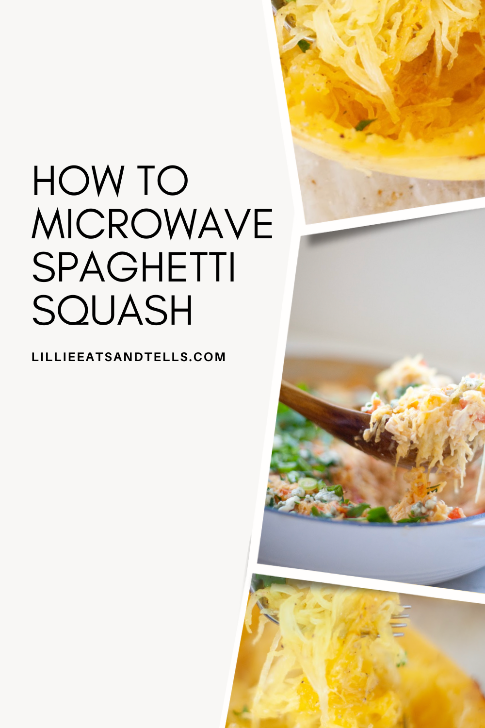 How to Microwave Spaghetti Squash - Lillie Eats and Tells