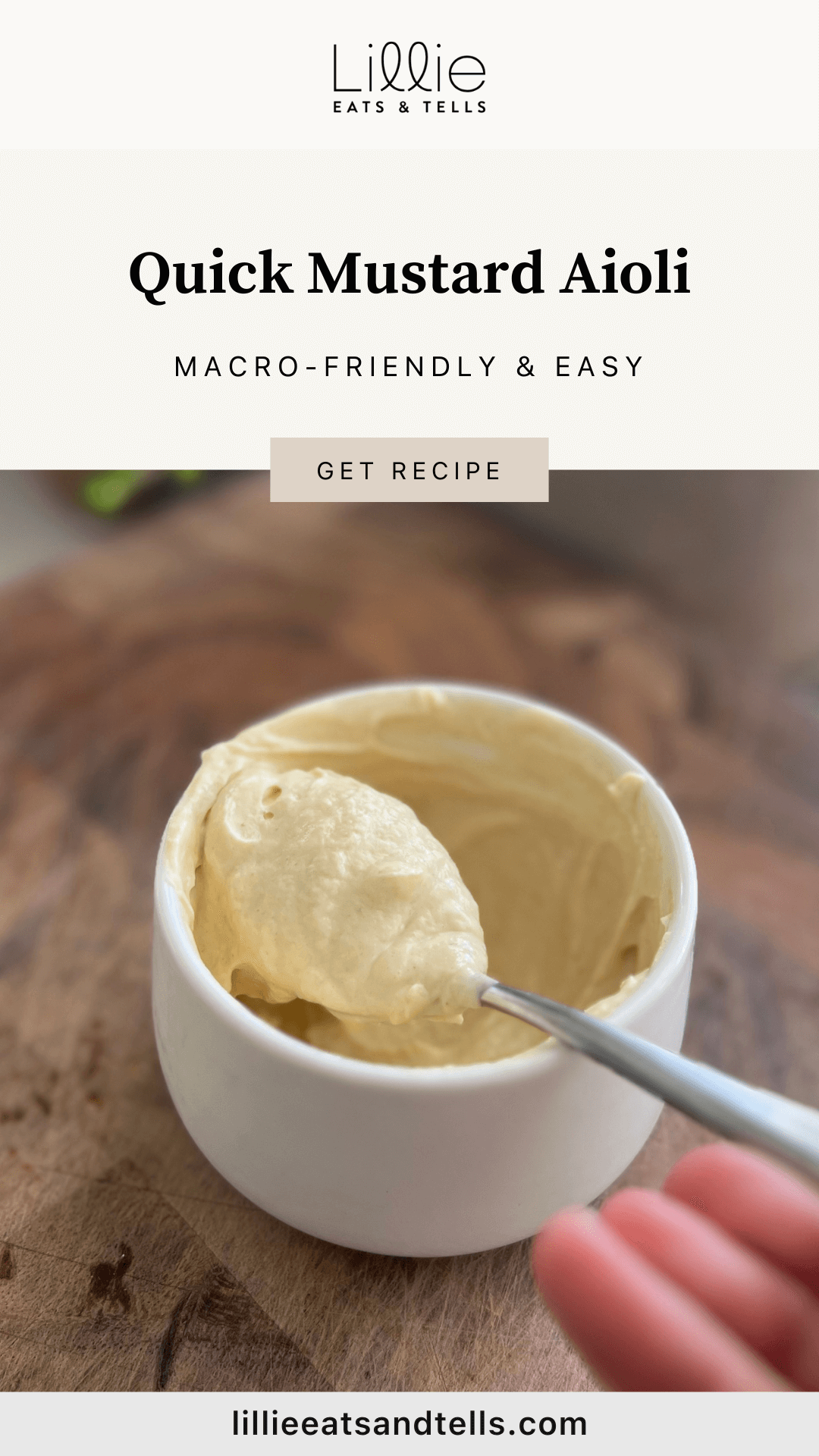 Quick Mustard Aioli - Lillie Eats and Tells