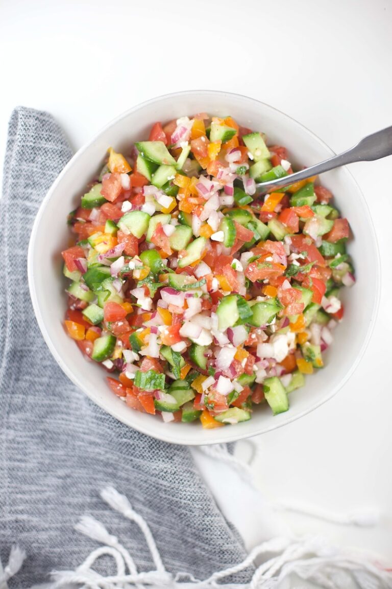 Greek Cucumber Salsa - Lillie Eats and Tells