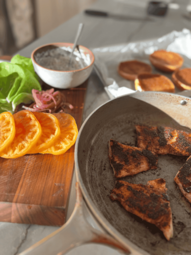 Blackened Fish Sandwich - Lillie Eats and Tells