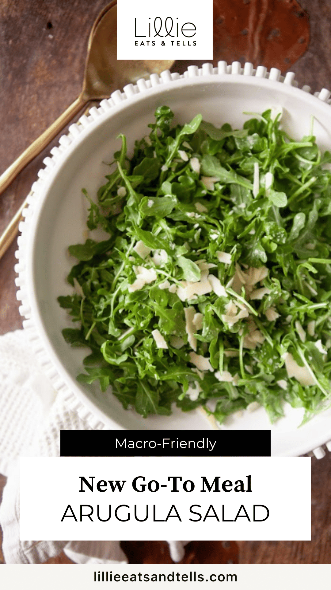 Simple Arugula Salad - Lillie Eats and Tells