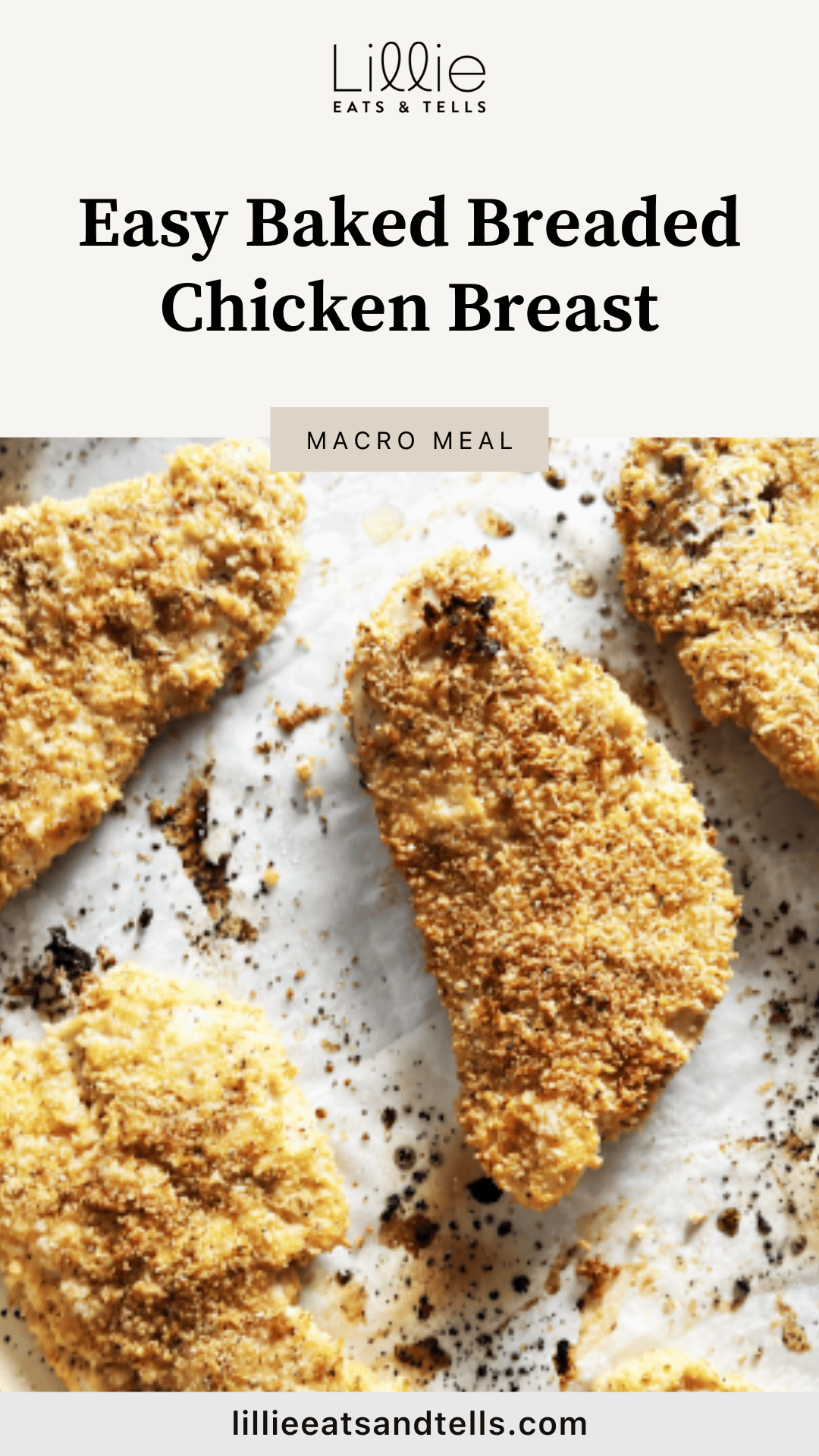 Baked Breaded Chicken - Lillie Eats and Tells