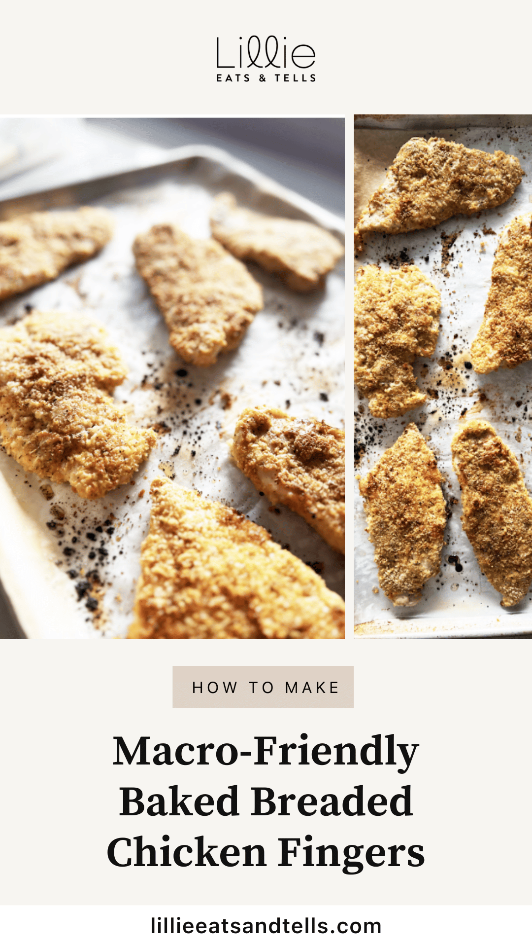 Baked Breaded Chicken - Lillie Eats and Tells