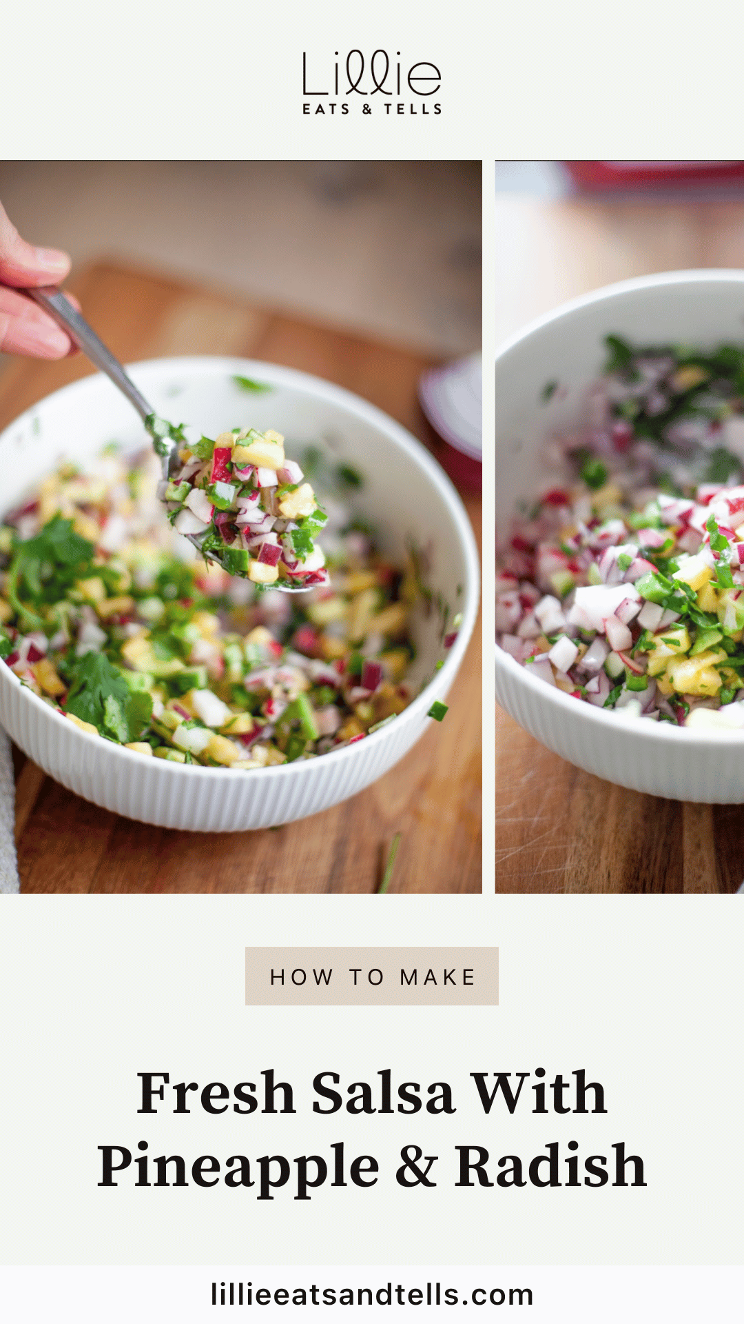 Pineapple Radish Salsa - Lillie Eats and Tells