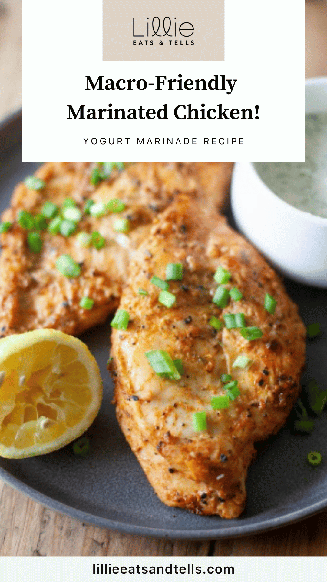 Air Fried Yogurt Marinated Chicken - Lillie Eats and Tells