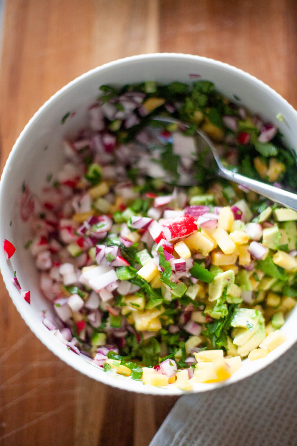 Pineapple Radish Salsa - Lillie Eats and Tells