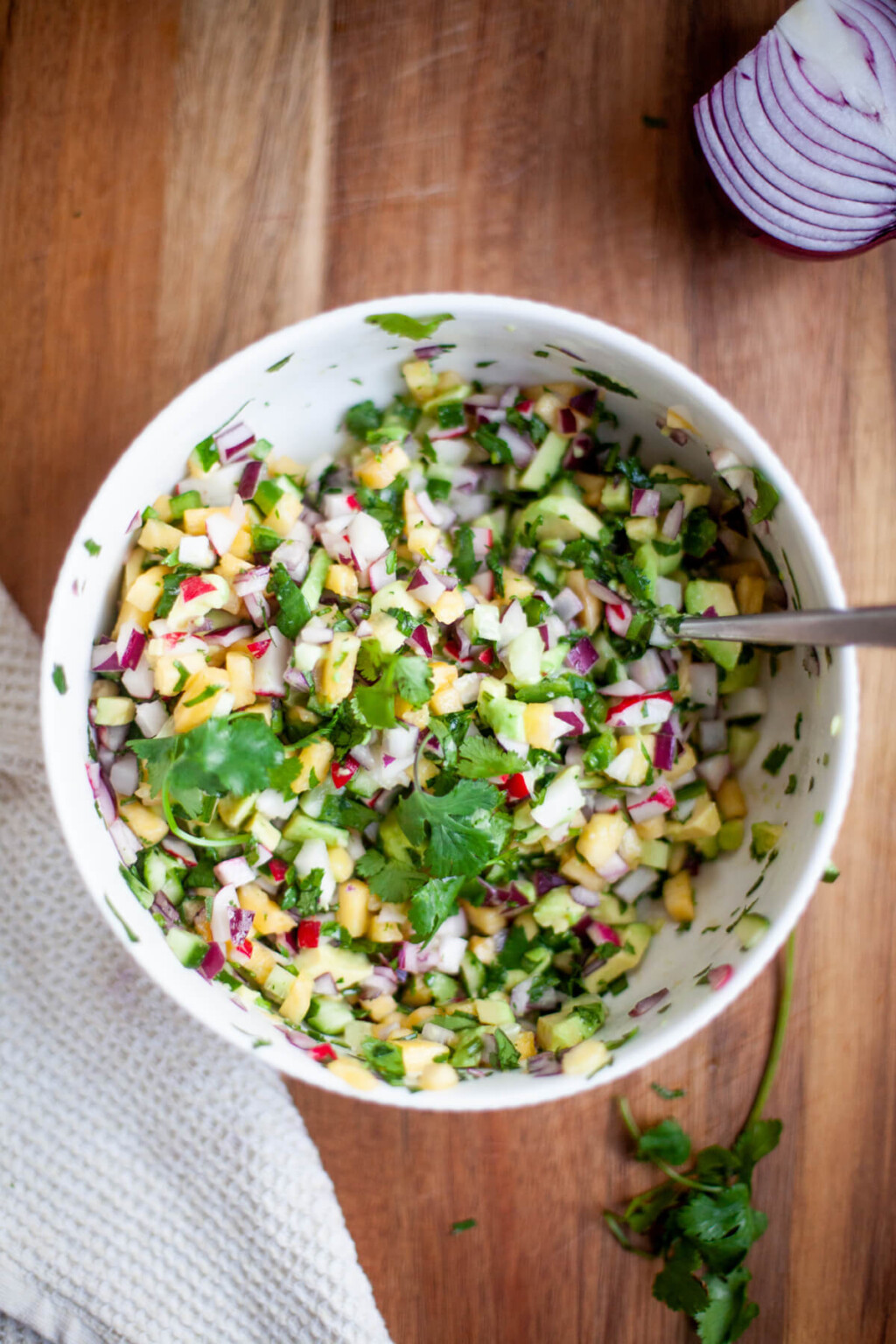 Pineapple Radish Salsa - Lillie Eats and Tells