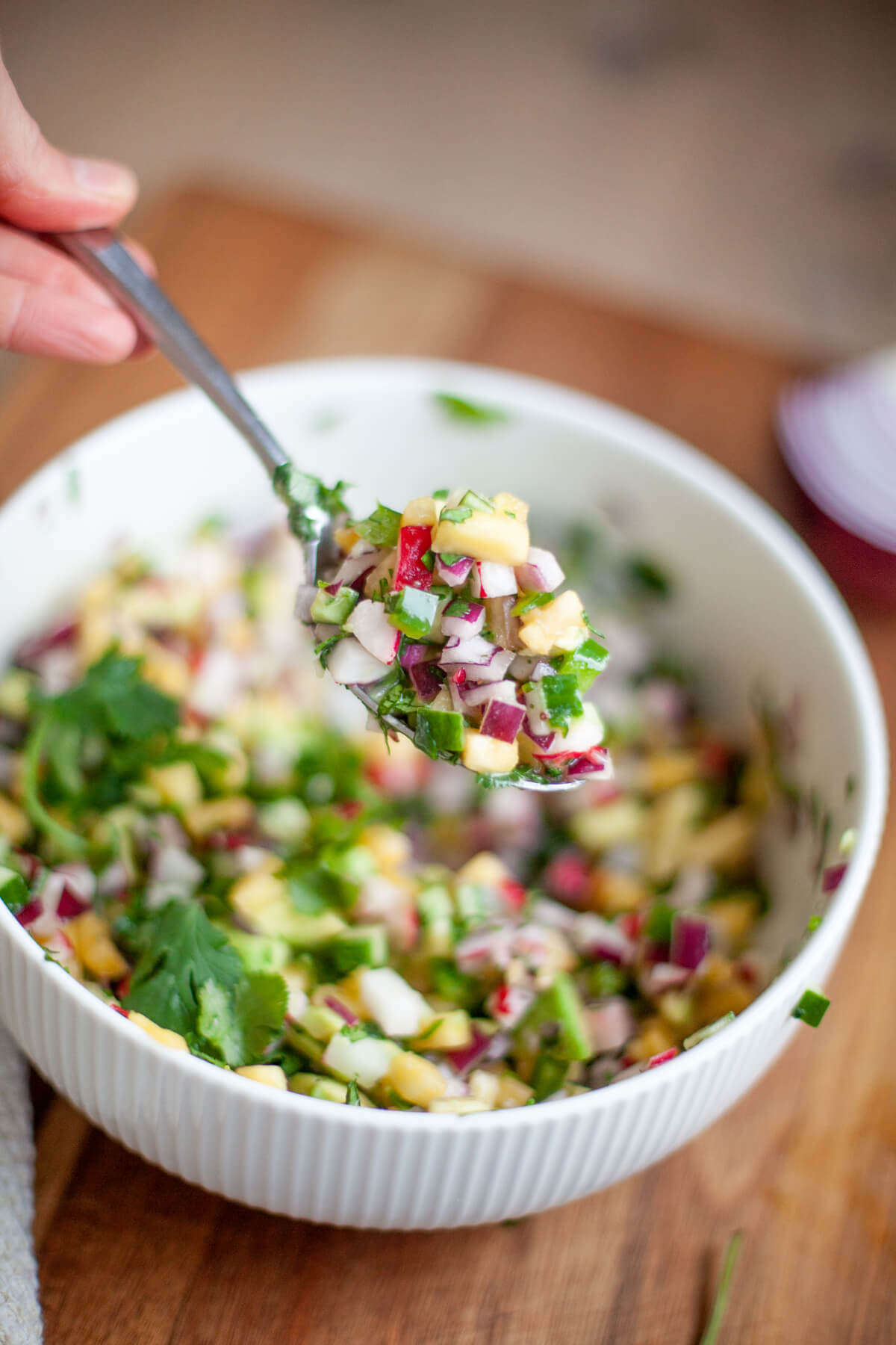 Pineapple Radish Salsa - Lillie Eats and Tells