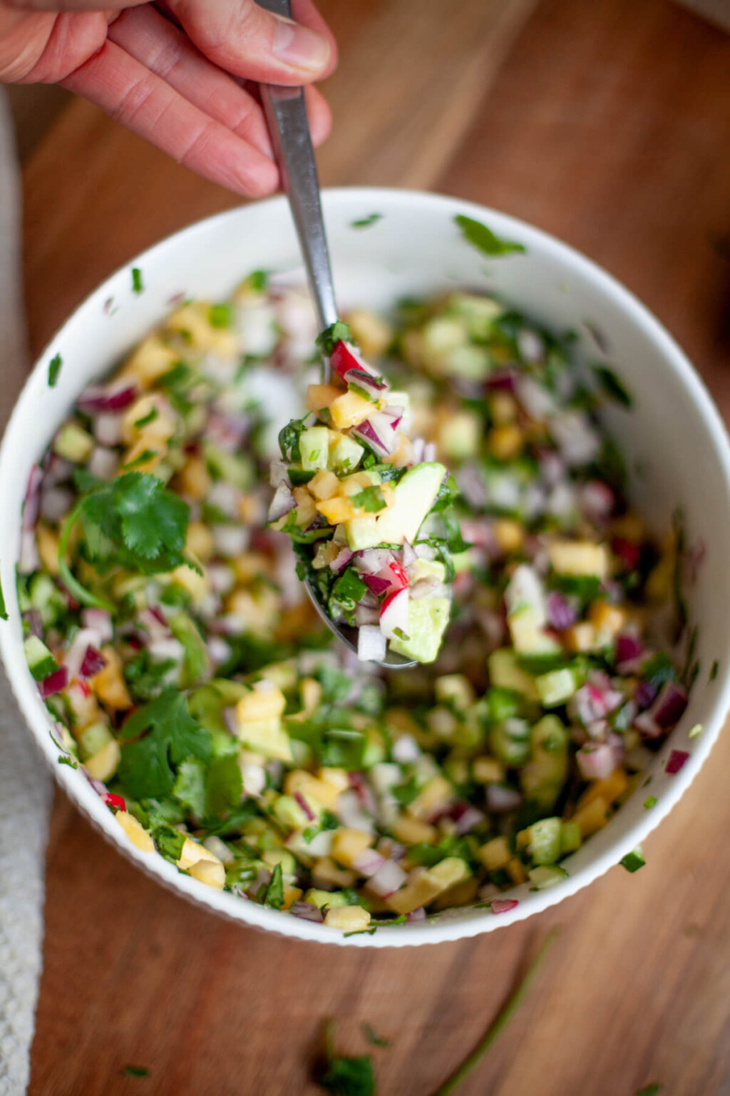 Pineapple Radish Salsa - Lillie Eats and Tells
