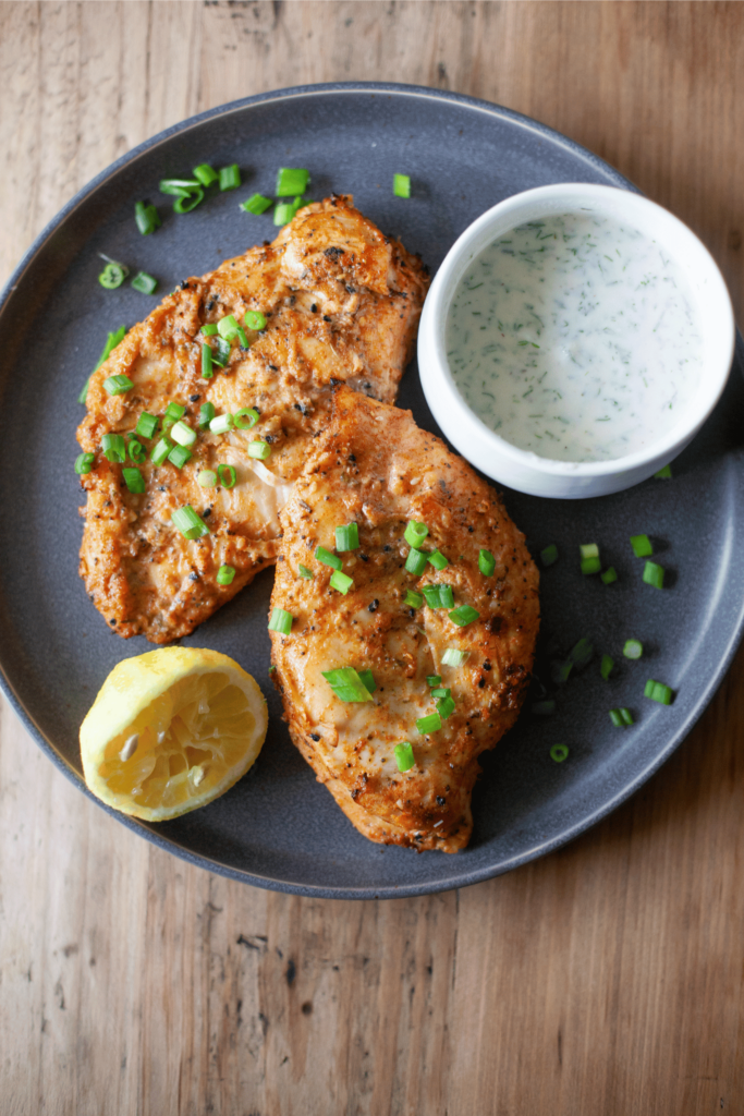 Air Fried Yogurt Marinated Chicken - Lillie Eats and Tells