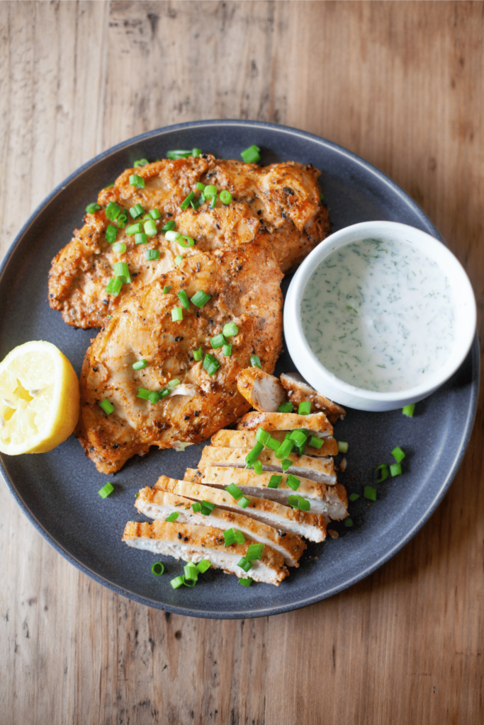 Air Fried Yogurt Marinated Chicken - Lillie Eats and Tells