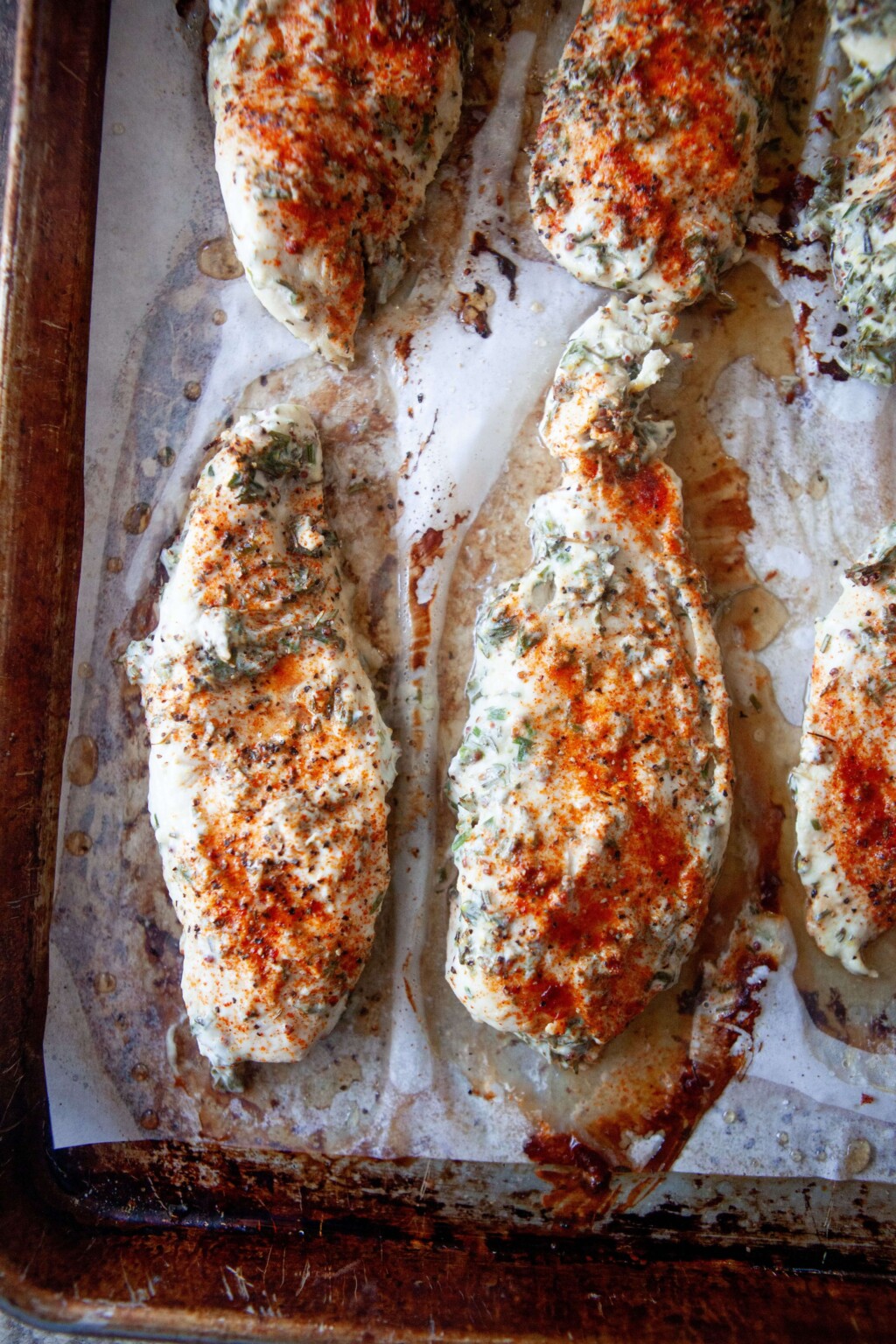 Baked Yogurt and Herb Chicken Breasts - Lillie Eats and Tells