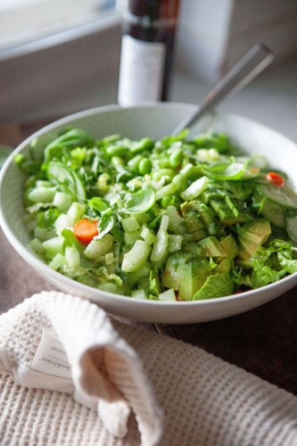 My Favorite Simple House Salad - Lillie Eats and Tells
