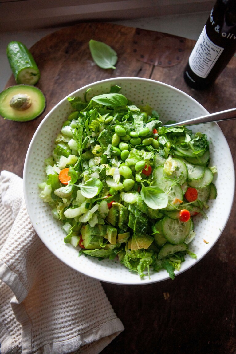 My Favorite Simple House Salad - Lillie Eats and Tells